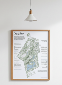 Prospect Park Wall Map – Camperdown