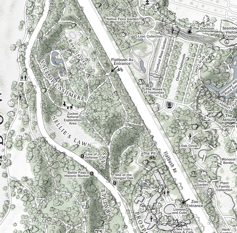 Prospect Park Wall Map – Camperdown