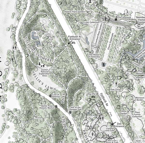Prospect Park Wall Map – Camperdown